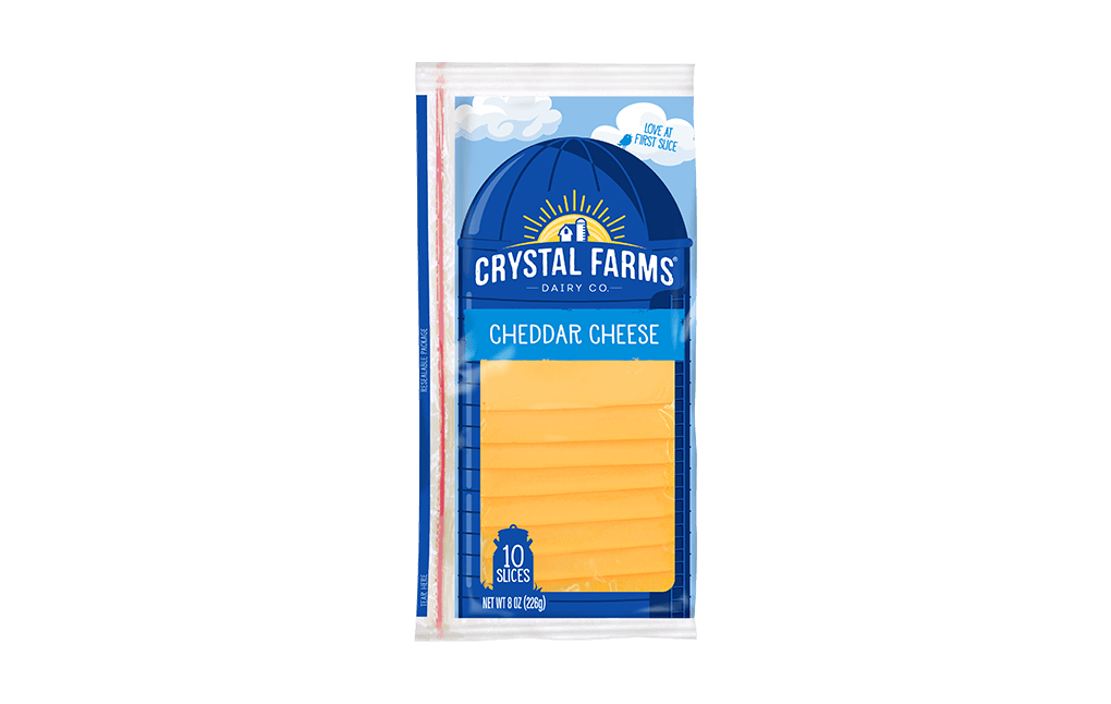 Crystal Farms Cheddar Cheese – 8 oz – Triple Three Foods